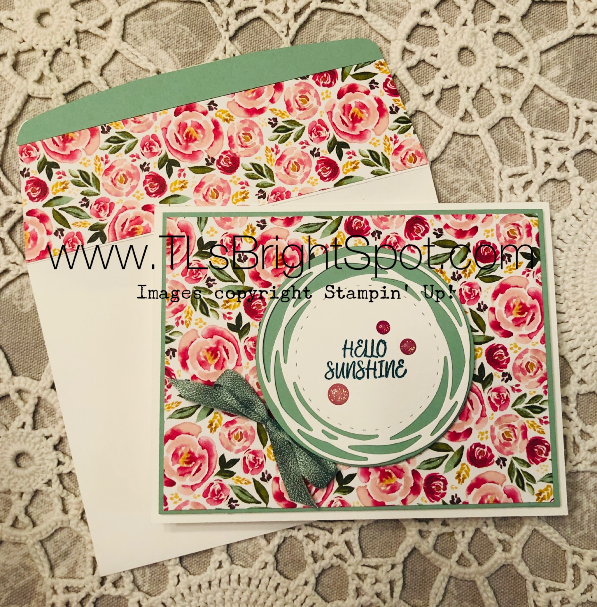 Stampin’ Up! Best Dressed 6 x 6 DSP w/Painted Labels Dies