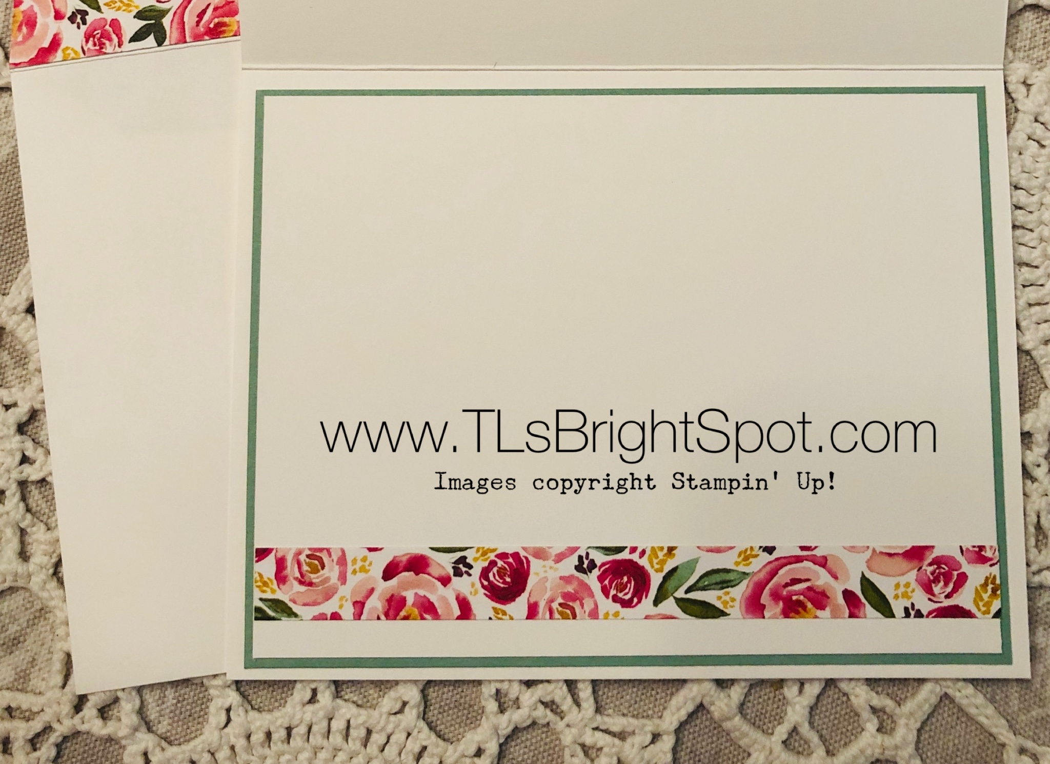 Stampin’ Up! Best Dressed 6 x 6 DSP w/Painted Labels Dies