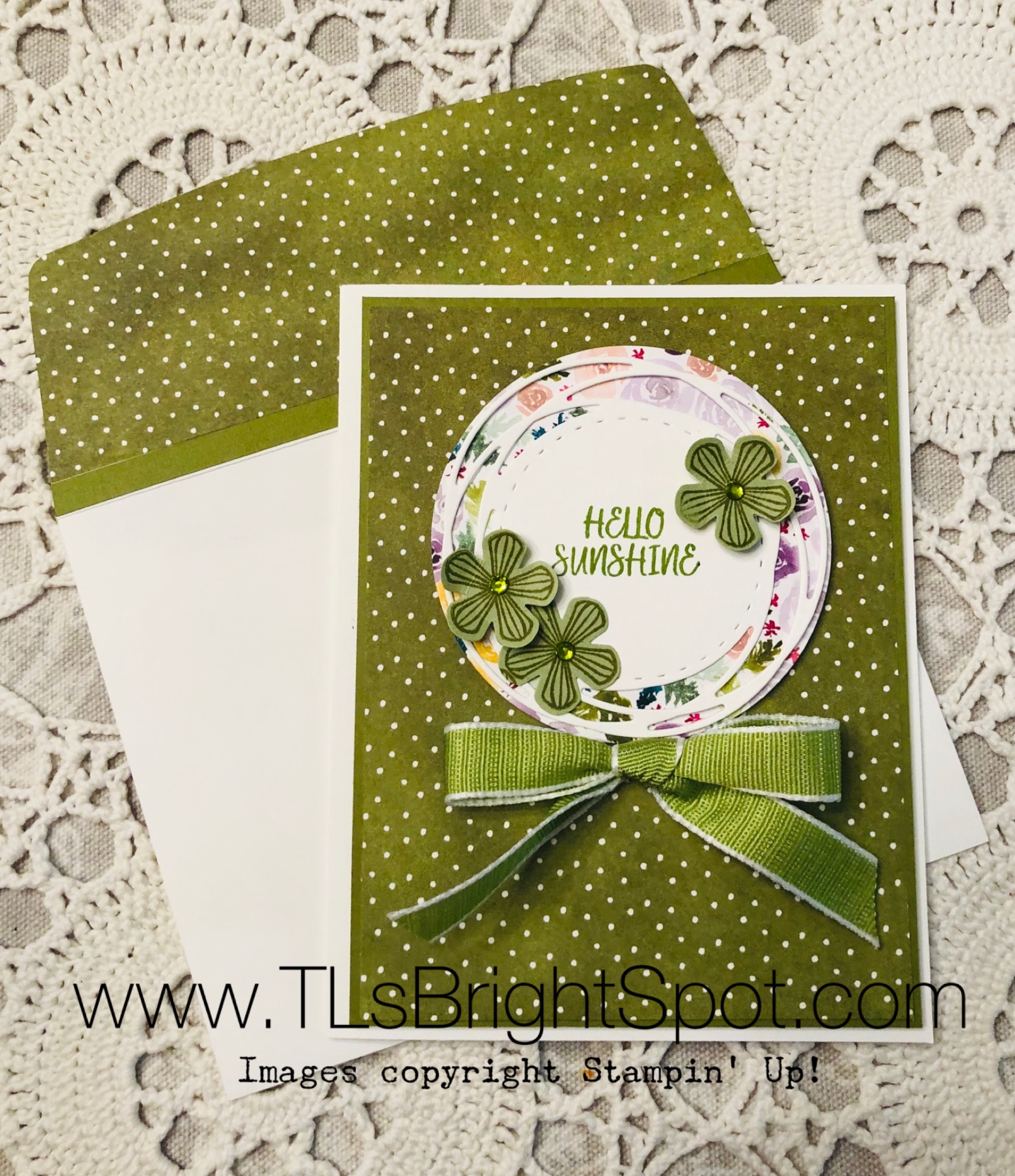 Stampin’ Up! Best Dressed 6 x 6 DSP w/Painted Labels Dies