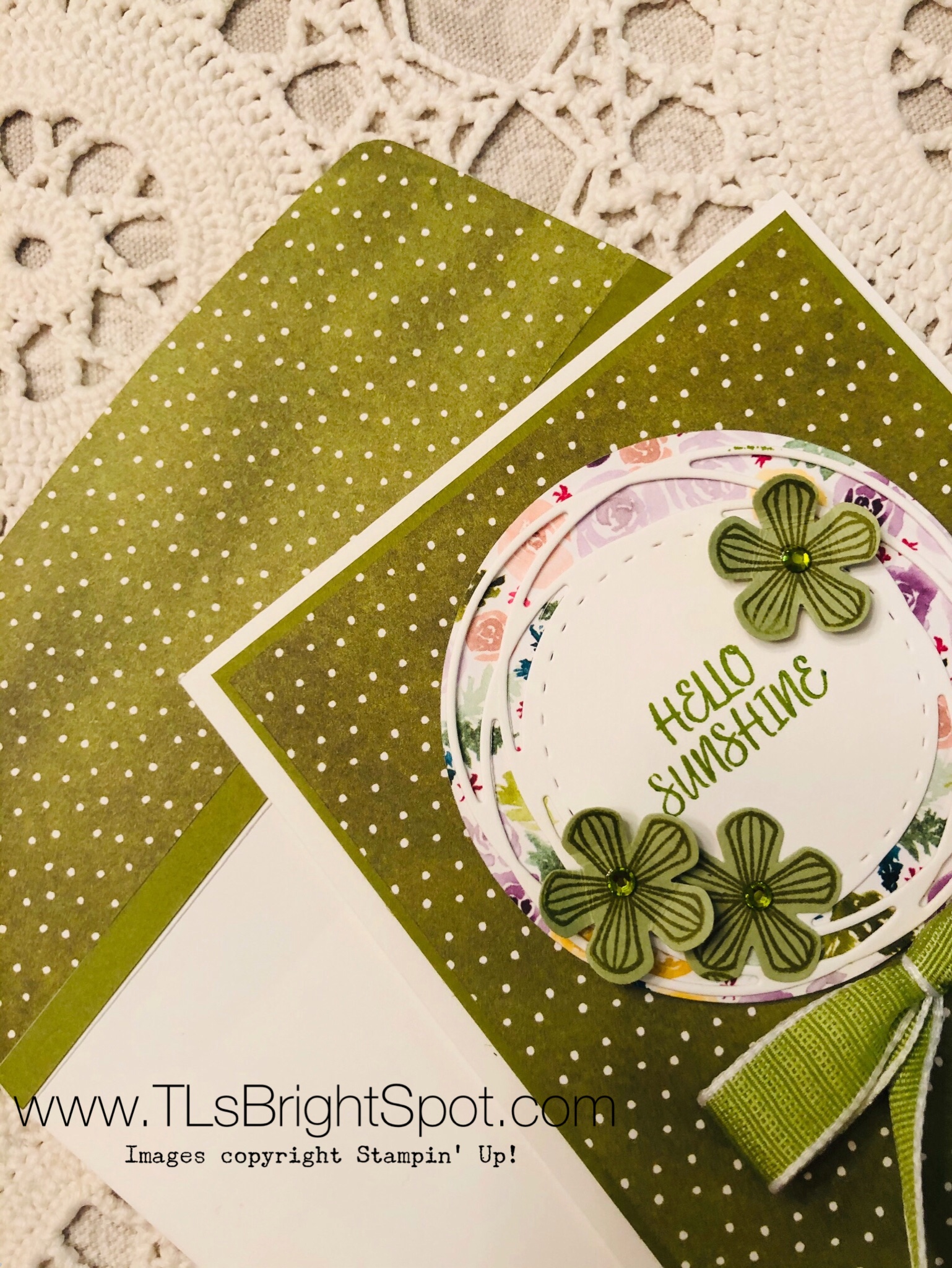 Stampin’ Up! Best Dressed 6 x 6 DSP w/Painted Labels Dies
