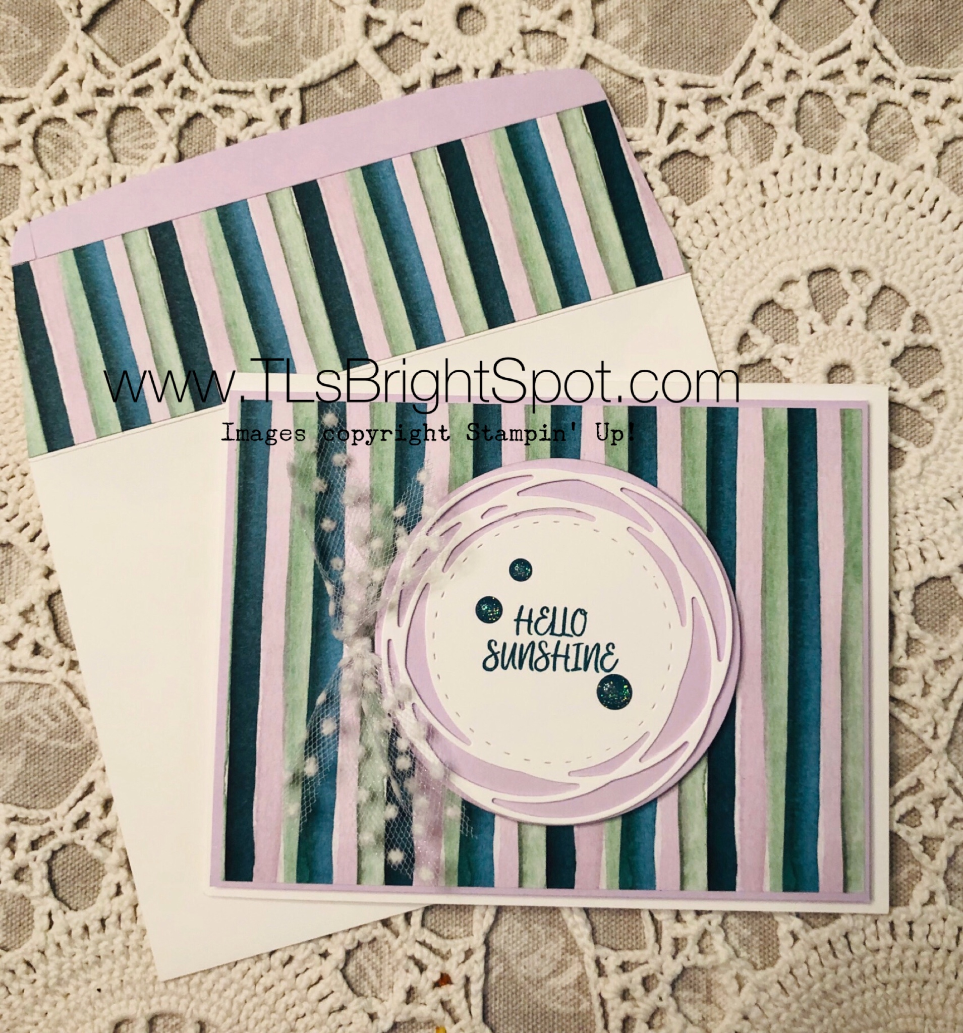 Stampin’ Up! Best Dressed 6 x 6 DSP w/Painted Labels Dies