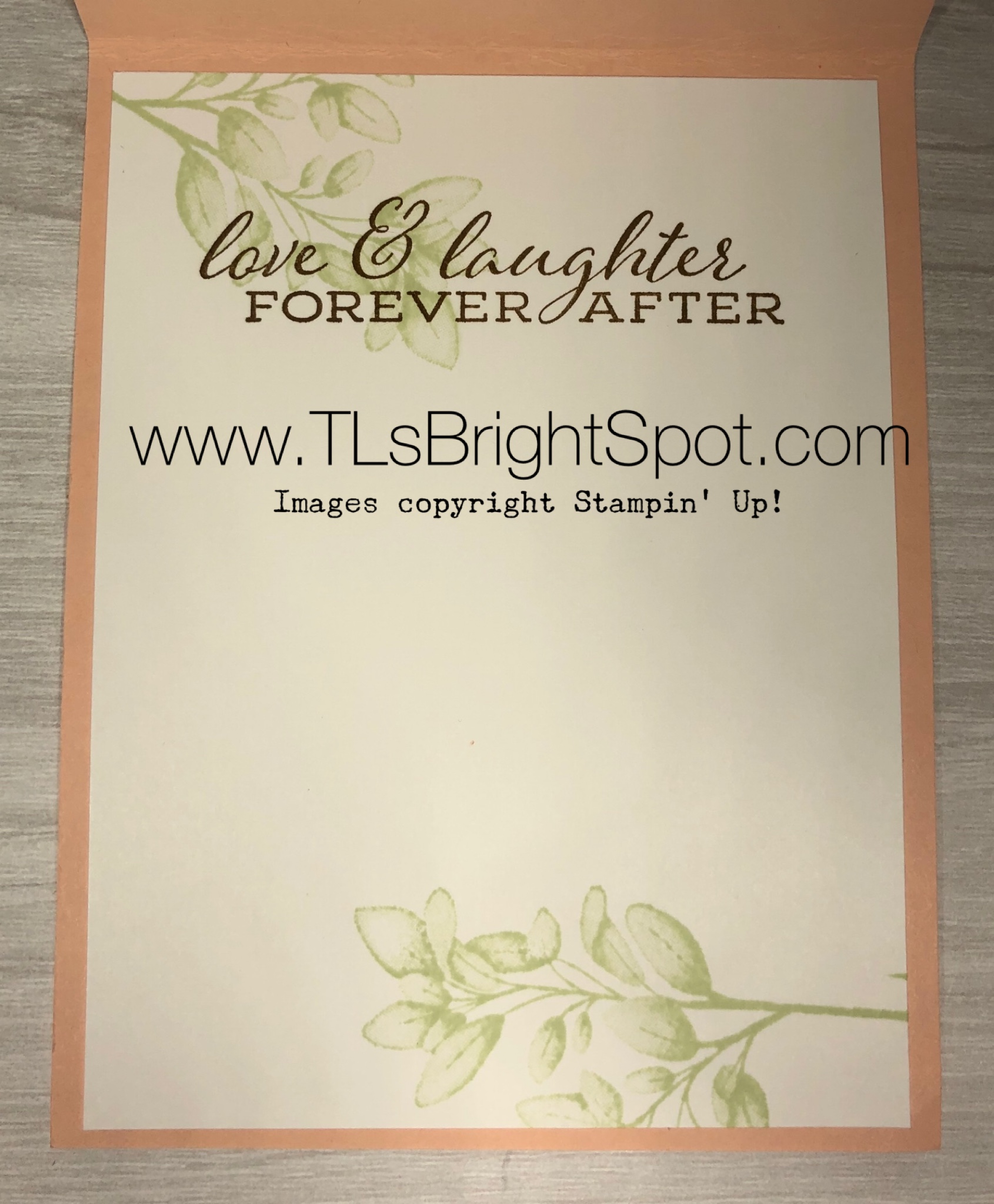 Stampin’ Up! Tasteful Touches, Forever Fern and Forever Flourishing ...