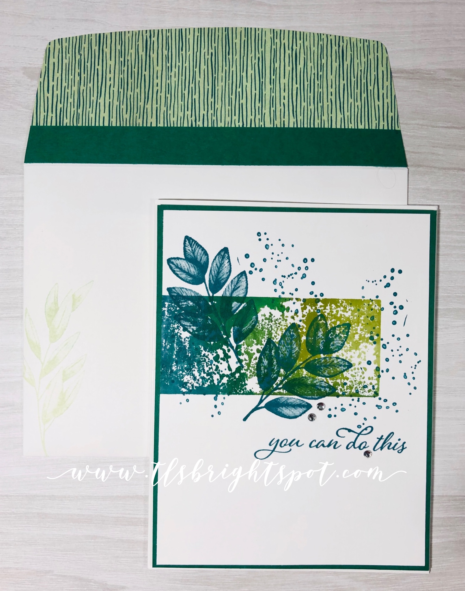 SU! Forever Fern and Block Printing | TLsBrightSpot