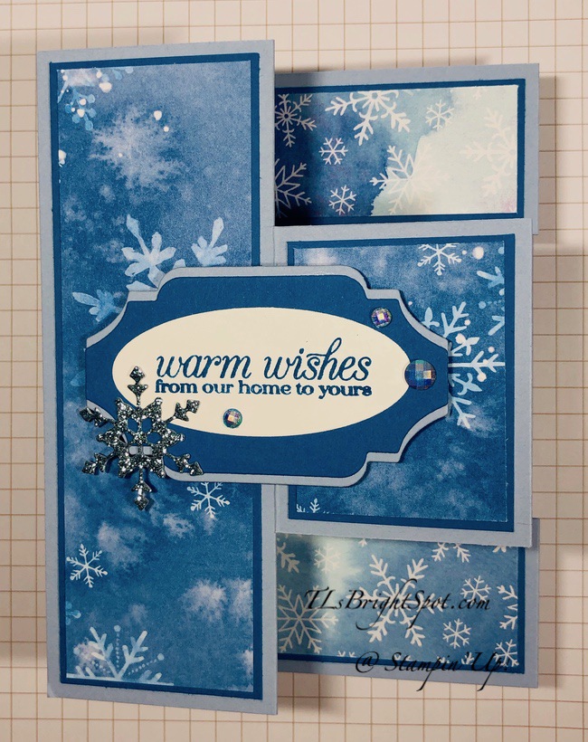 SU! Triple Shutter Card with Snowflake Splendor Suite