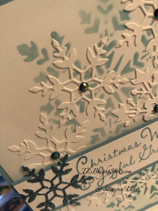 Stampin’ Up! So Many Snowflakes Dies & Snow Wonder | TLsBrightSpot