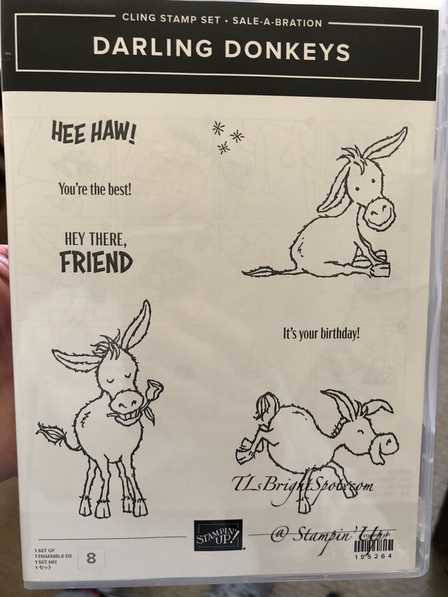 Stampin’ Up! Darling Donkey Birthday Fun Fold