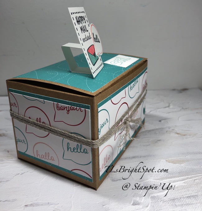 Stampin’ Up! Snailed It w/ Mini Shipping Boxes | TLsBrightSpot