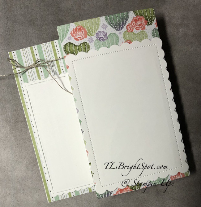 Stampin’ Up! Half Pinwheel Card