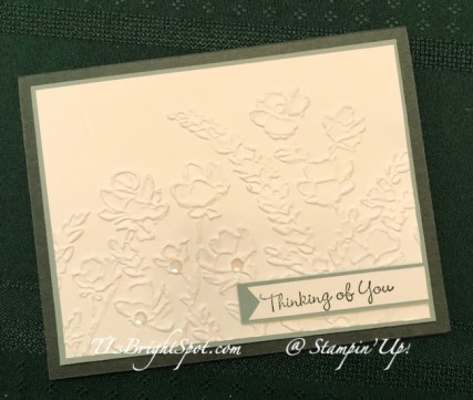 Stampin’ Up! Painted Posies | TLsBrightSpot