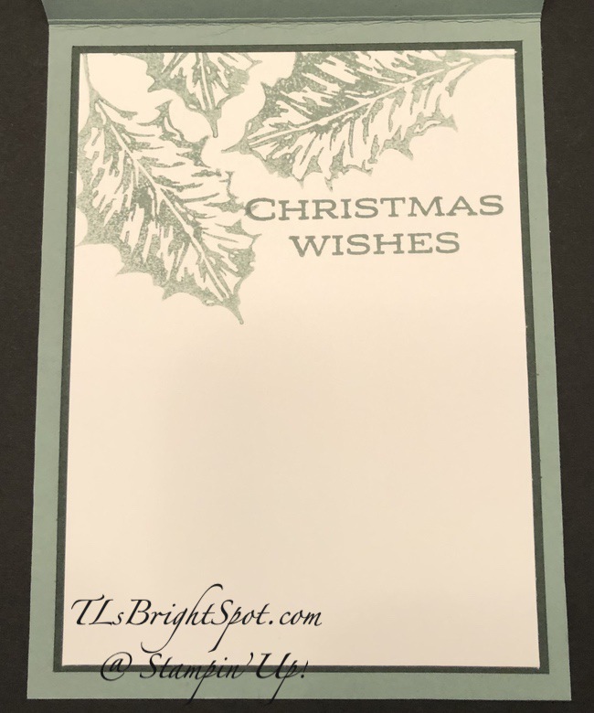 Stampin’ Up! Leaves of Holly | TLsBrightSpot