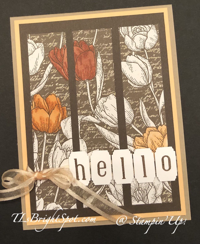 Stampin’ Up! Alphabest Bundle, Hello | TLsBrightSpot