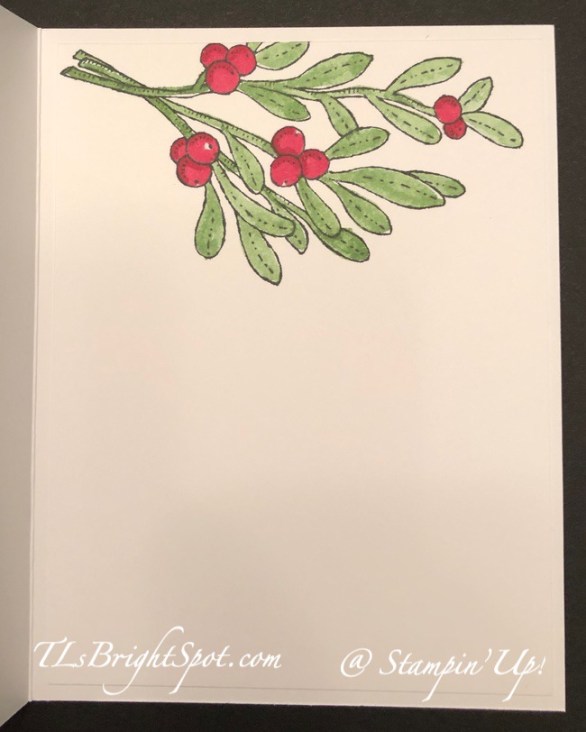 Stampin’ Up! Christmas Banners Dies & Mistletoe Magic | TLsBrightSpot