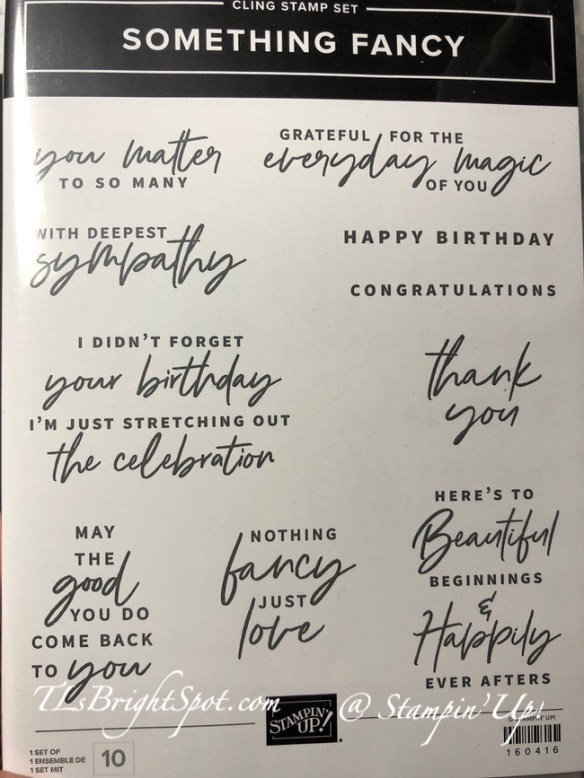 Stampin’ Up! Something Fancy Sympathy Fun Fold | TLsBrightSpot
