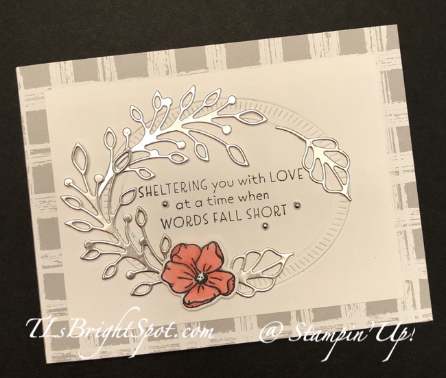 Stampin’ Up! Framed Florets, Silver Sympathy