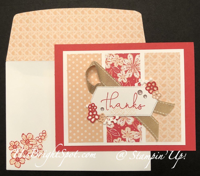 Stampin’ Up! Sentiment Park Bundle for a Thank You