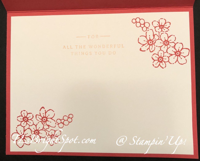 Stampin’ Up! Sentiment Park Bundle for a Thank You