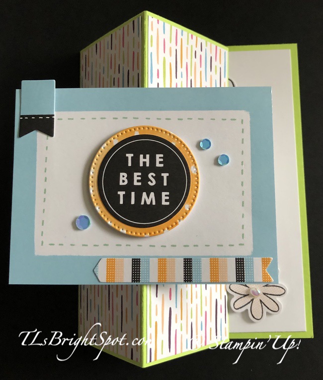 Stampin’ Up! Floating Panel Fun Fold | TLsBrightSpot