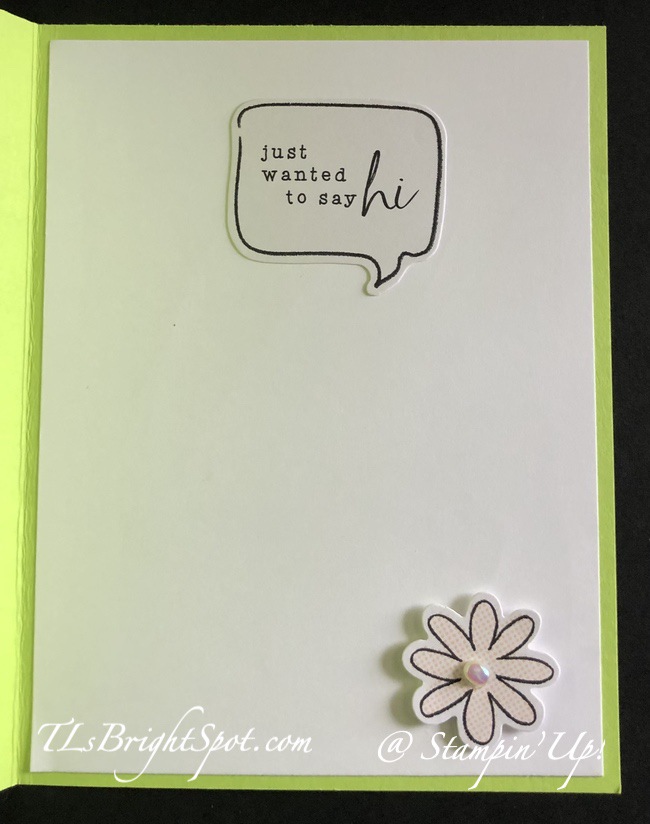 Stampin’ Up! Floating Panel Fun Fold | TLsBrightSpot