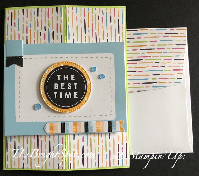 Stampin’ Up! Floating Panel Fun Fold | TLsBrightSpot