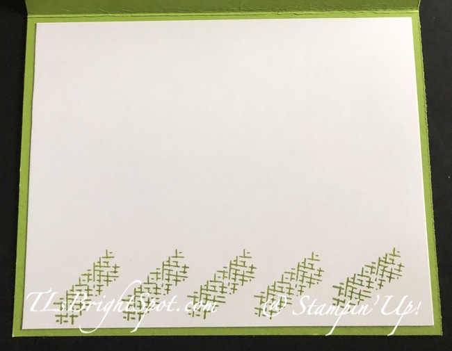 Stampin’ Up! Showing off Embossing Folder Card | TLsBrightSpot