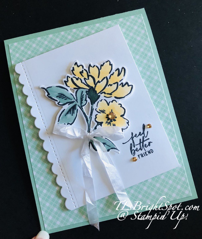 Stampin’ Up! Hand-Penned Petals with Country Gingham 6×6 DSP