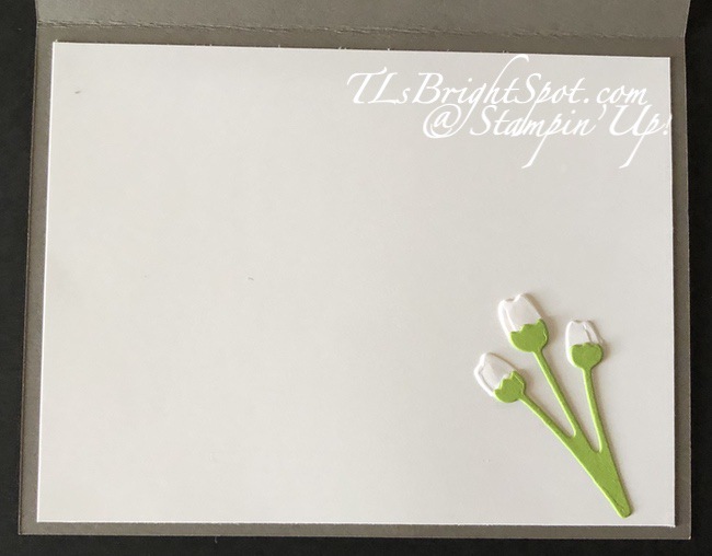 Stampin’ Up! Paper Florist Dies Hello card | TLsBrightSpot
