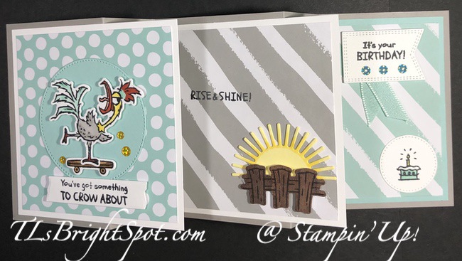 Stampin’ Up! Hey Chuck Fun Fold | TLsBrightSpot