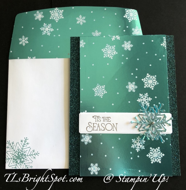 Stampin’ Up! Snowflake Magic Card | TLsBrightSpot