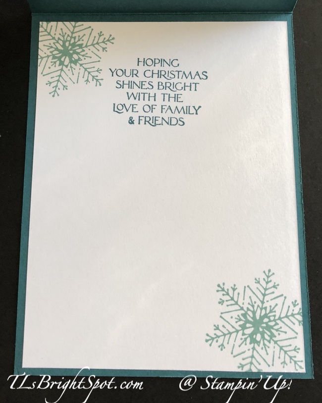 Stampin’ Up! Snowflake Magic Card