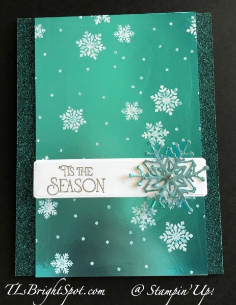 Stampin’ Up! Snowflake Magic Card | TLsBrightSpot