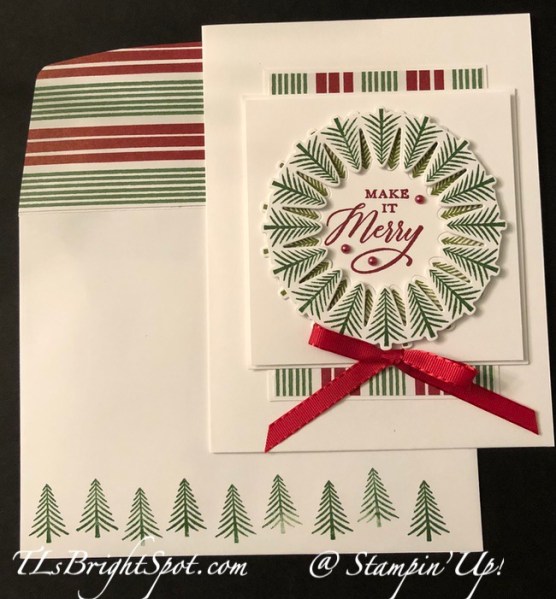 Stampin’ Up! Wishes All Around on White | TLsBrightSpot