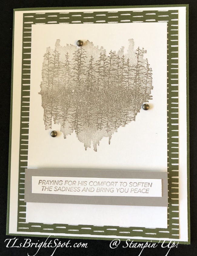 Stampin’ Up! Quiet Reflection Stamp set | TLsBrightSpot