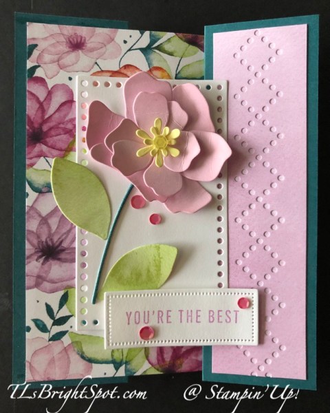 Stampin’ Up! Translucent Florals Fun Fold for the Happy Inkin’ Thursday ...