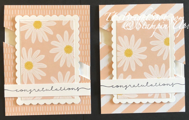 Stampin’ Up! Diagonal Split Fun Fold Cards with Retiring DSP & Joining ...