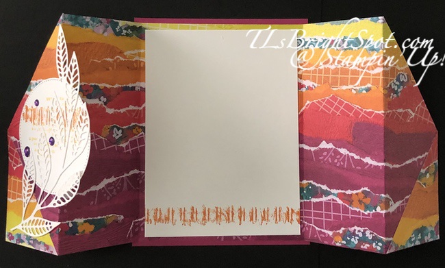 Stampin’ Up! Designer Series Paper Gatefold Card