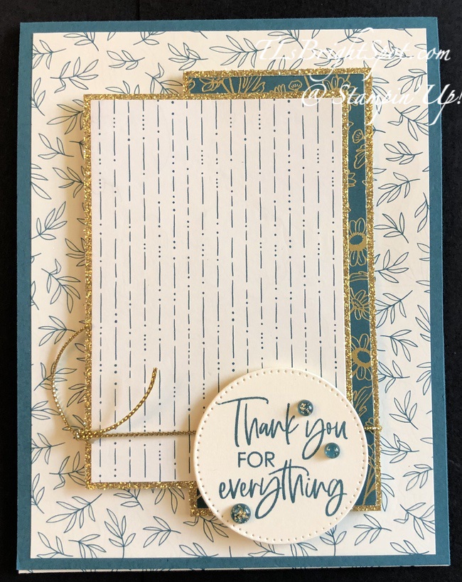 Stampin’ Up! Retiring DSP Thank You Cards | TLsBrightSpot
