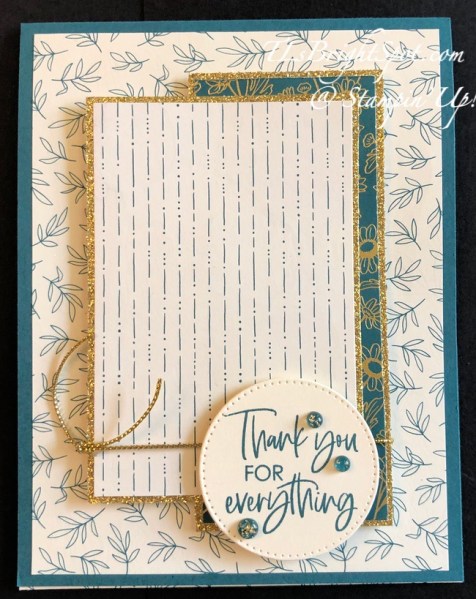 Stampin’ Up! Retiring DSP Thank You Cards | TLsBrightSpot