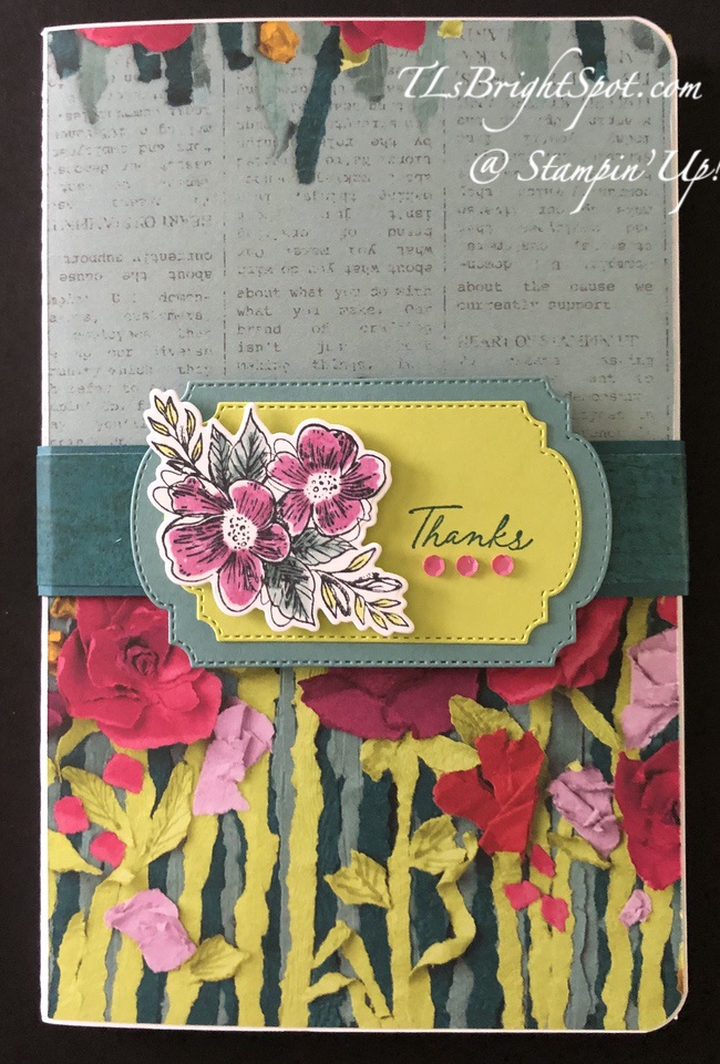 Stampin’ Up! JuniorLegal Pad Notebook w/ Masterfully Made DSP ...