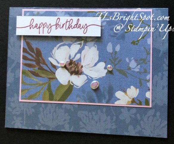 Stampin’ Up! Wildly Flowering DSP for the Happy Inkin’ Thursday Blog ...