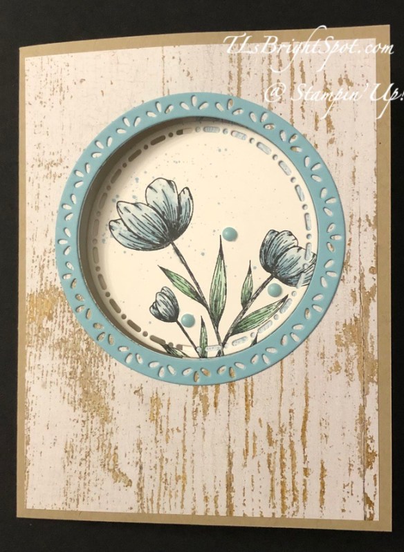 Stampin’ Up! Spotlight On Nature Window Z Fold | TLsBrightSpot
