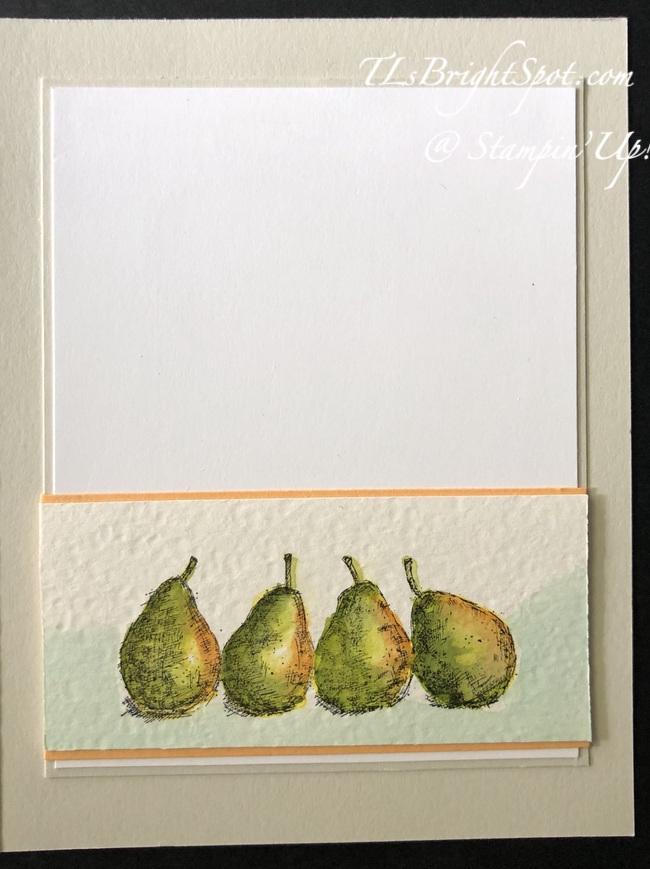 Stampin’ Up! Penciled Pear for the Happy Inkin’ Thursday Blog Hop