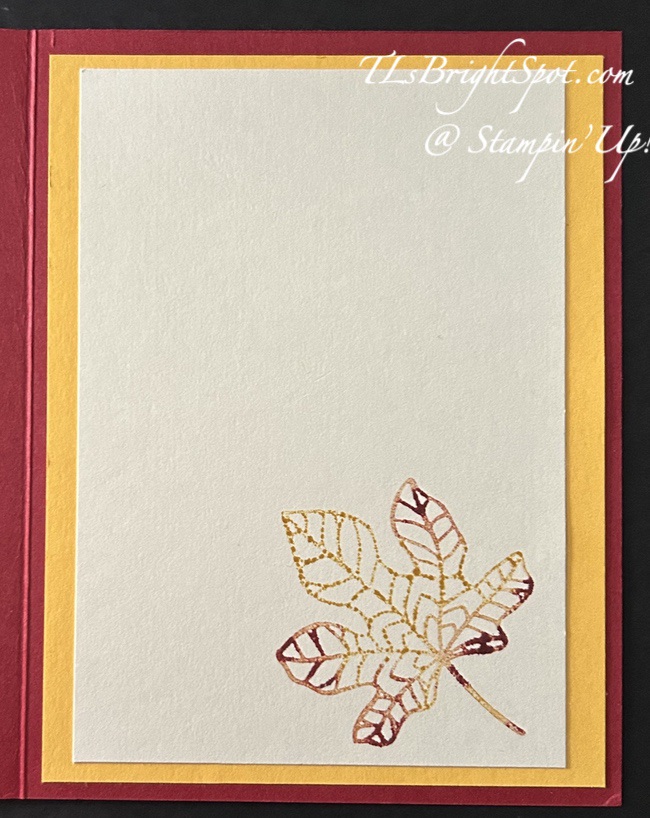 Stampin’ Up! Changing Leaves Bundle for the Happy Inkin’ Thursday Blog Hop