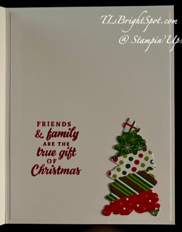 Stampin’ Up! Peaceful Evergreen ‘Strip’ Tree | TLsBrightSpot