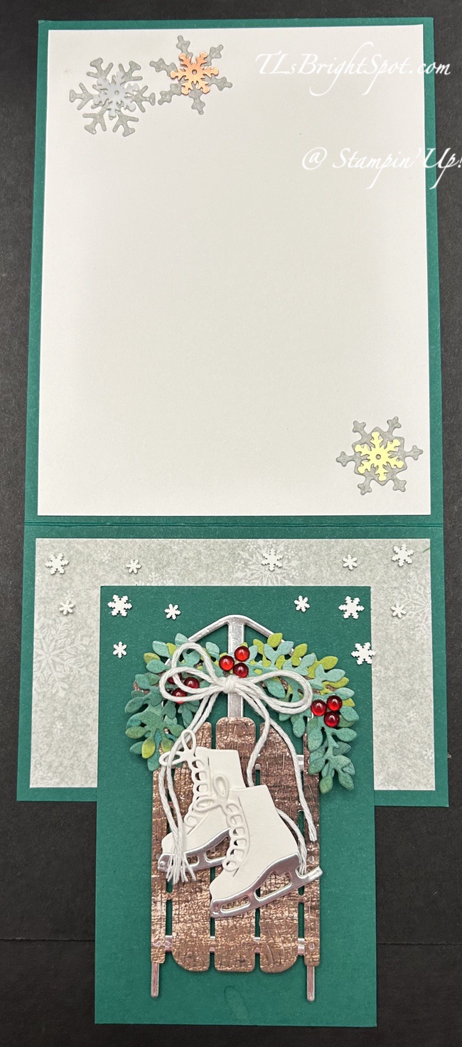 Stampin’ Up! Sophisticated Sled Bundle in Shaded Spruce | TLsBrightSpot