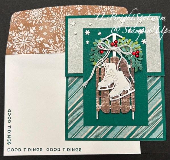 Stampin’ Up! Sophisticated Sled Bundle in Shaded Spruce | TLsBrightSpot