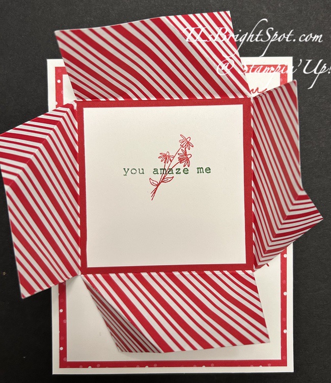 Stampin’ Up! Spring Corners Thank You Card Fun Fold