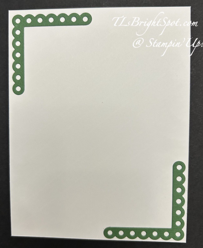 Stampin’ Up! Spring Corners Thank You Card Fun Fold | TLsBrightSpot