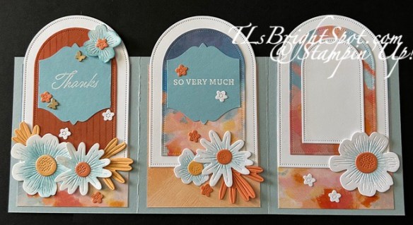 Stampin’ Up! Sneak Peek Impressions Abloom Fun Fold for the Happy Inkin ...