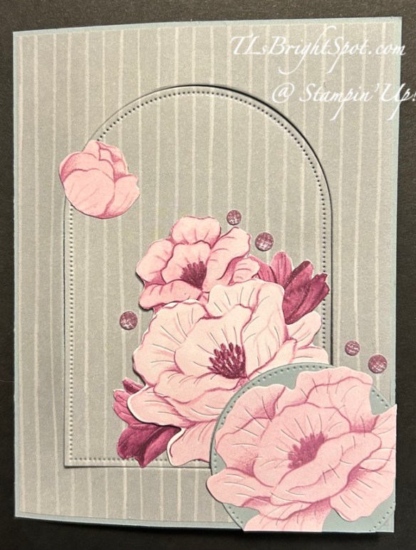 Window Pop-Out Card with Florals in Bloom DSP & More | TLsBrightSpot