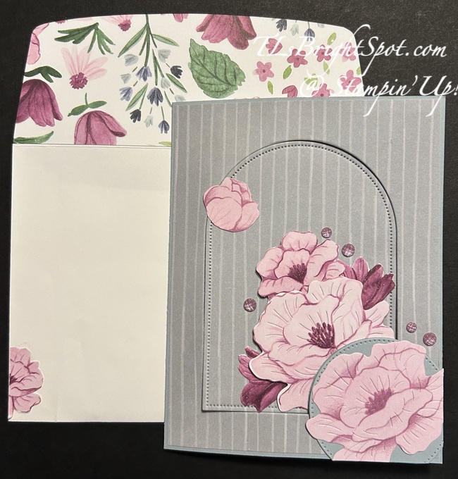 Window Pop-Out Card with Florals in Bloom DSP & More | TLsBrightSpot
